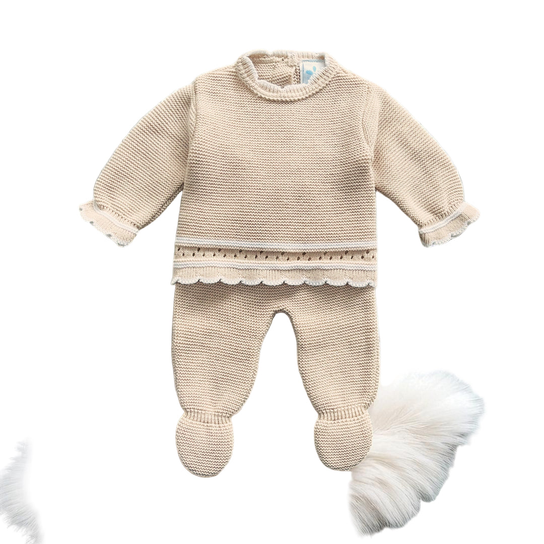 Sardon 2pc Set Stone Jumper & Pants with Feet – Dolly Day Dreams ...