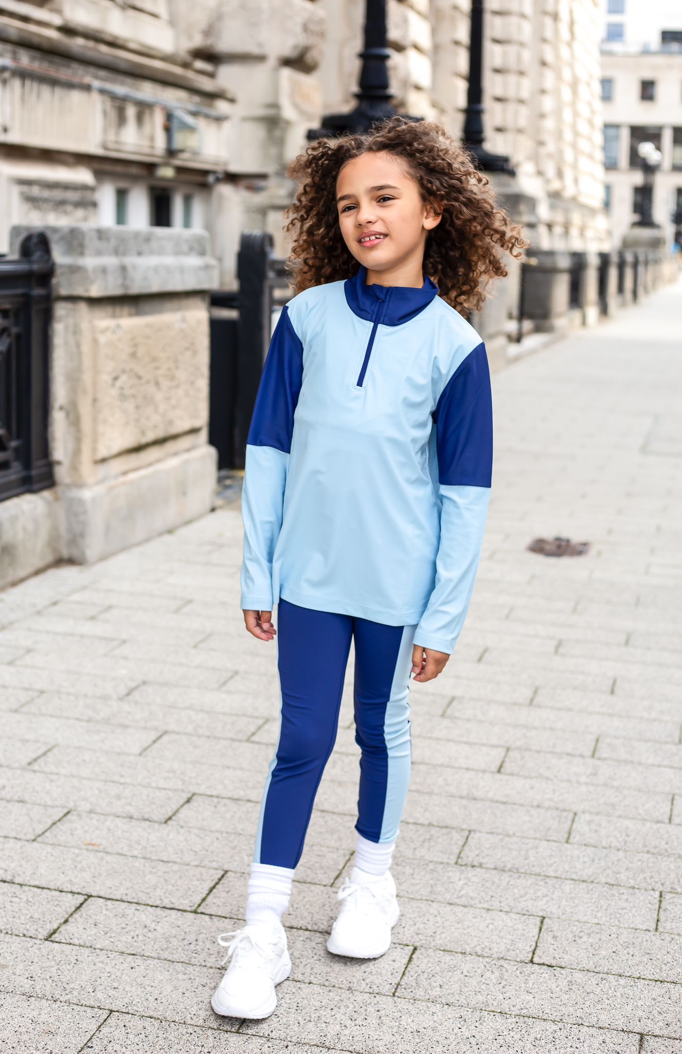 D by Dolly Sky Blue Three Piece Quarter Zip Set – Dolly Day Dreams ...