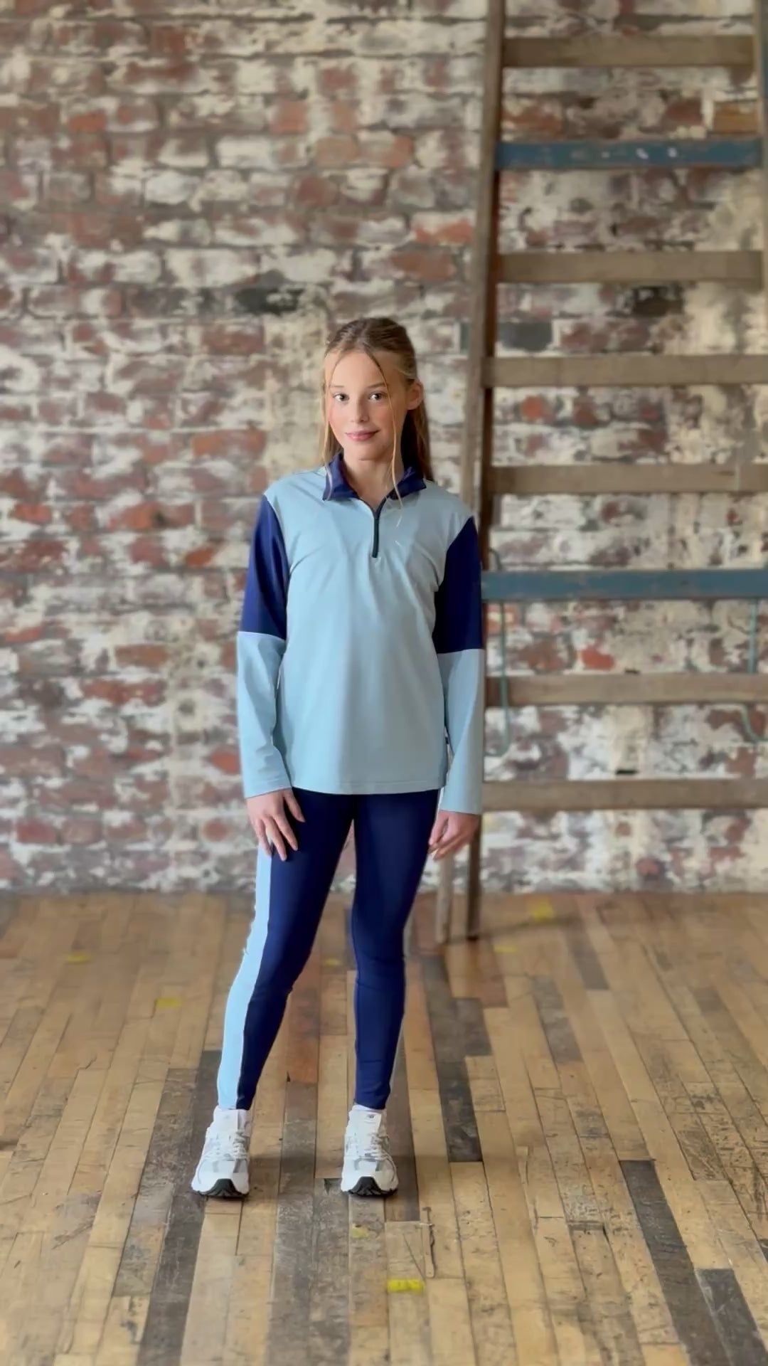 D by Dolly Sky Blue Three Piece Quarter Zip Set – Dolly Day Dreams ...
